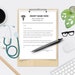Doctor's Excuse Note, Medical Sick Leave Letter, School or Work Absence ...