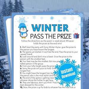 Winter Pass the Prize Game, Fun Winter Party Games for Groups, Winter ...