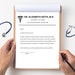 Doctor's Excuse Note, Sick Leave Letter, Medical Condition Letter for ...