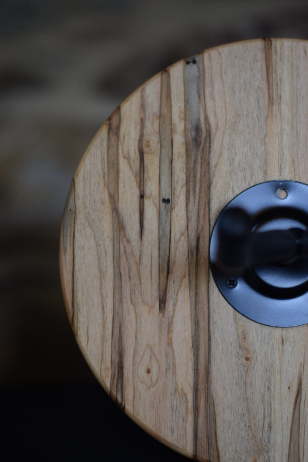 Wall-mount Instrument Holder, Wormy Maple // Solid Wood Instrument ...