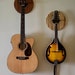Wall-mount Instrument Holder, Sycamore // Solid Wood Instrument Display ...