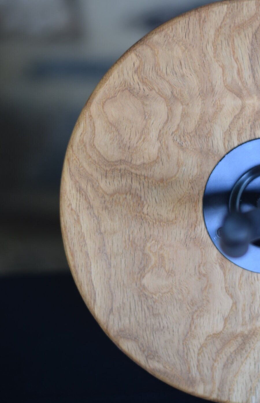 Wall-mount Instrument Holder, Curly Oak // Solid Wood Instrument ...