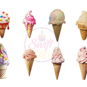 Ice Cream Clipart | Ice Cream Cone Clip Art | Summer Clipart | Ice ...