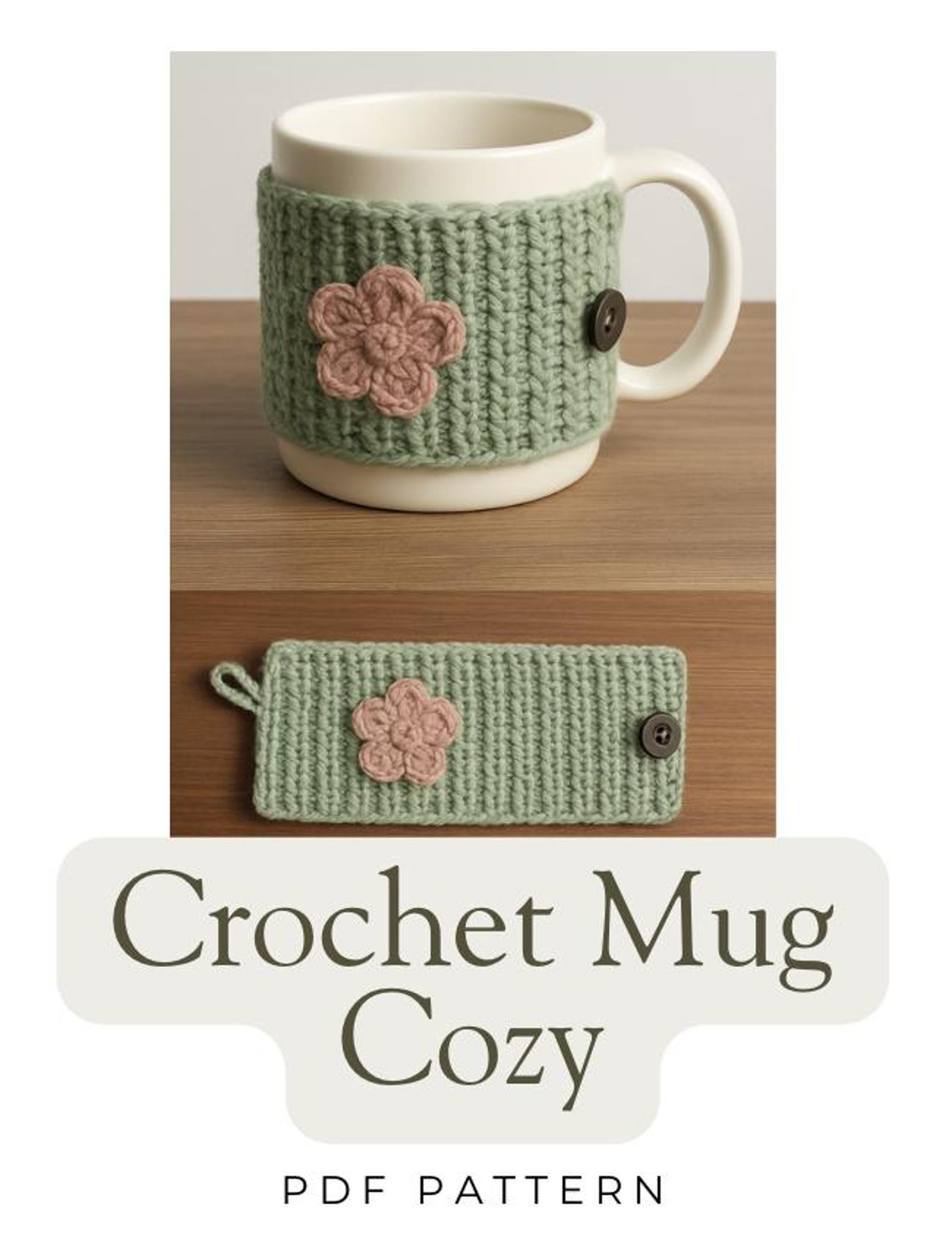Crochet Mug Cozy Pattern | Mug Holder | Beginner-friendly | PDF ...