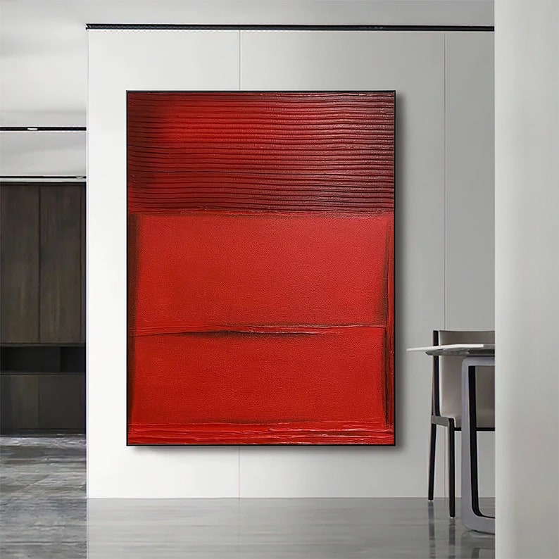 Mark Rothko Red Canvas Wall Art Mark Rothko Production Modern Wall Art ...