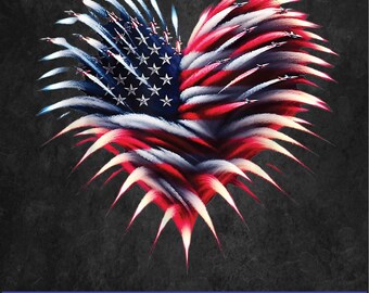 Fighter Jet Airplane American Flag Heart Png Jpeg, Air Force Flyover ...