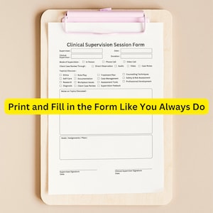 Clinical Supervise Track Lcsw Log Mental Health PDF Printable Fillable ...