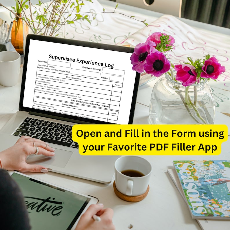LCSW Hours Tracker Clinical Supervision Tracking Hour Log Notes PDF ...