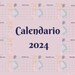 Monthly Calendar 2024, Monthly Planner 2024, Planner in English/spanish ...