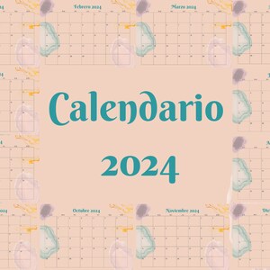 Monthly Calendar 2024, Monthly Planner 2024, Planner in English/spanish ...