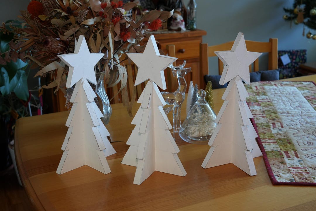 DIY Rustic Wooden Christmas Tree Plans - Step-by-step - Digital ...