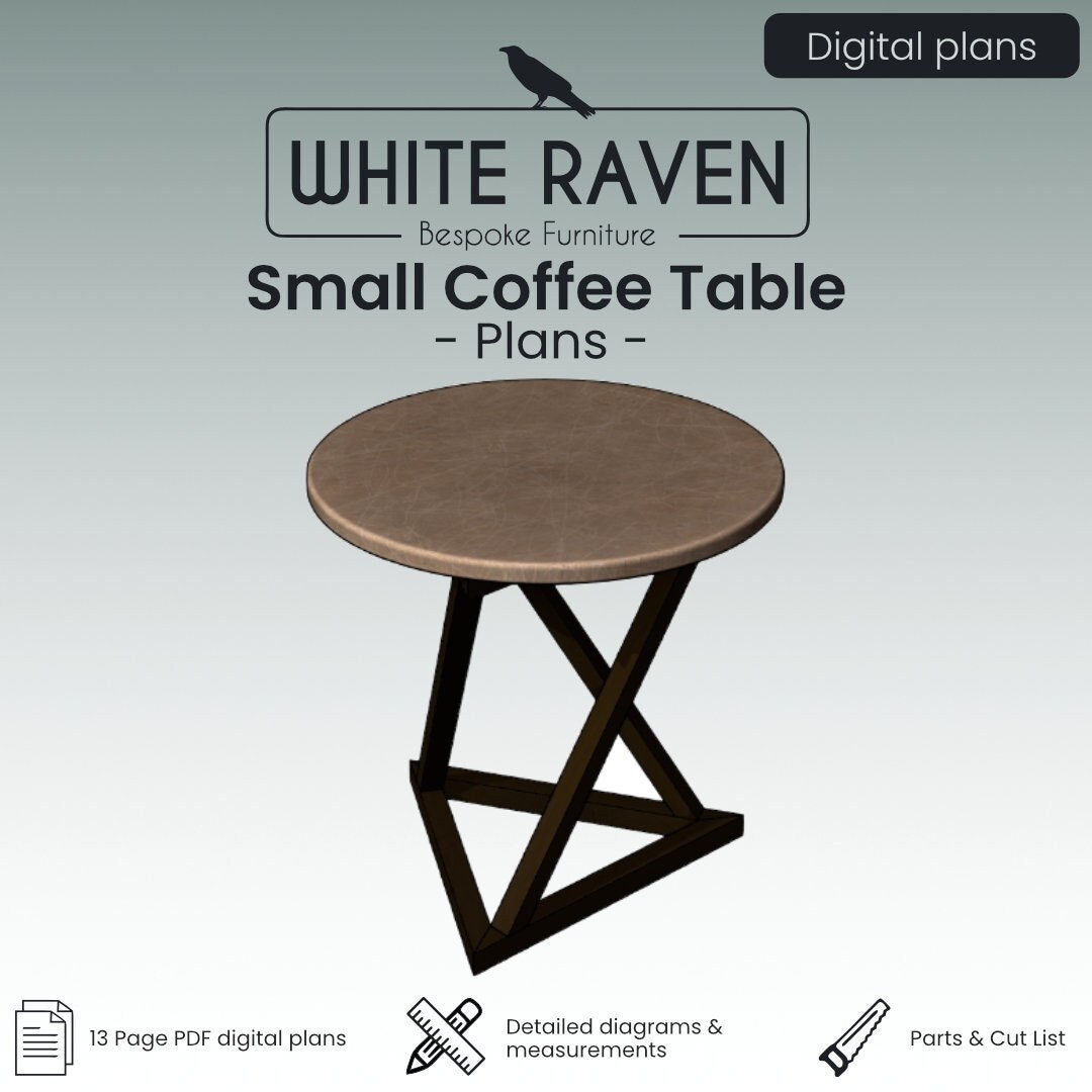 DIY Modern Wood Small Coffee Table Plans: Craft Your Own Contemporary ...