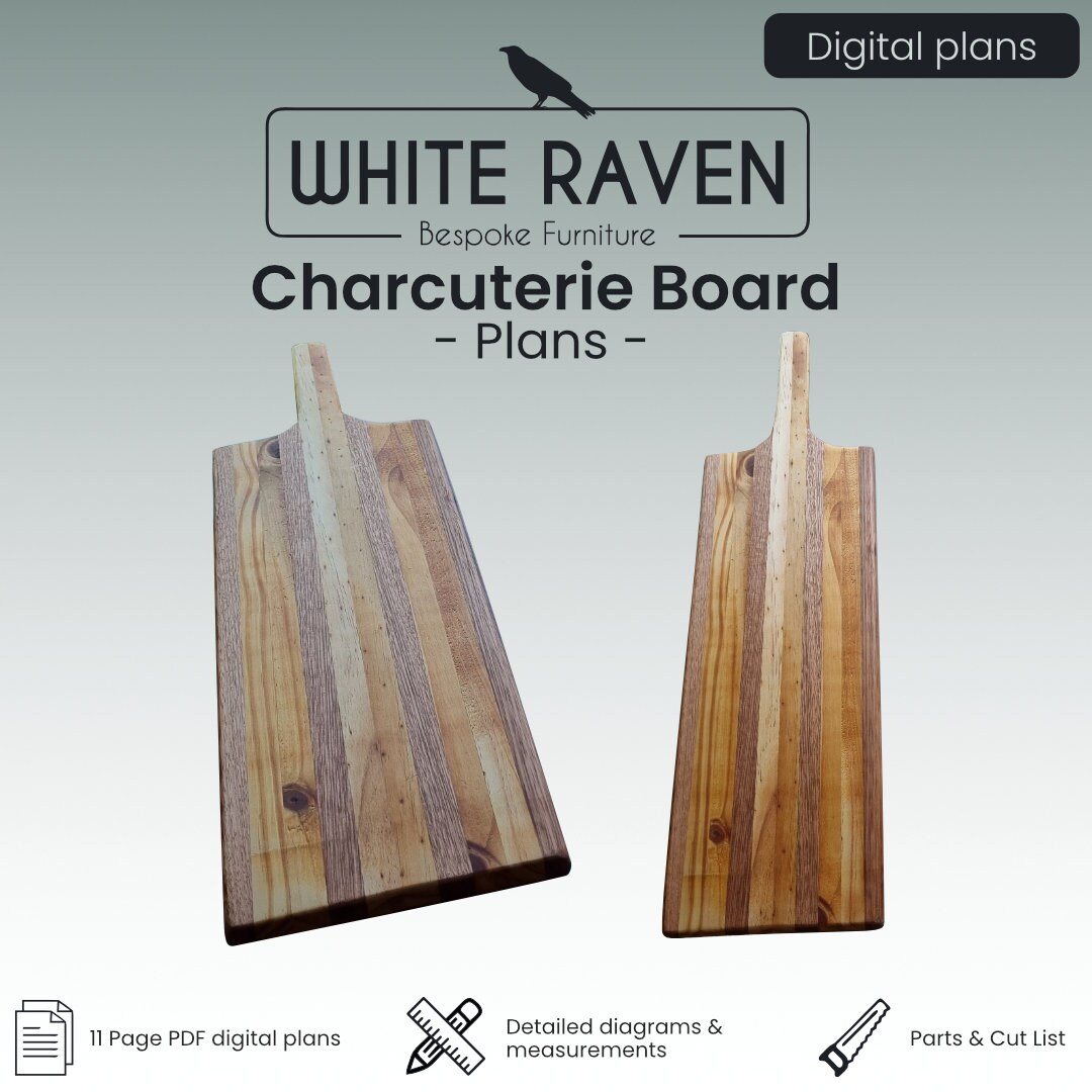 Charcuterie Board -DIY Digital Plans (metric Only) - Etsy