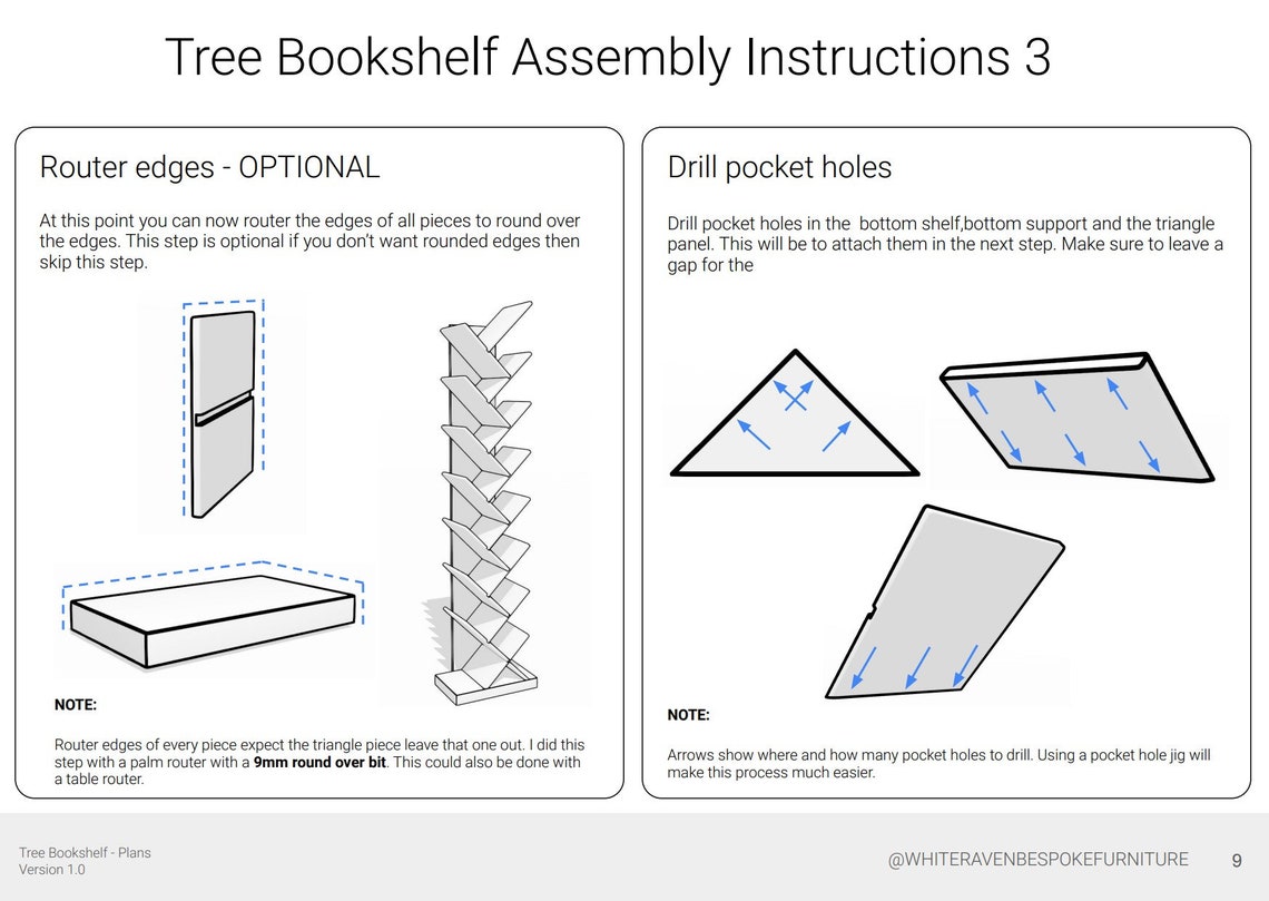 DIY Tree Bookshelf Plans: Build a Stunning Book Storage - Etsy