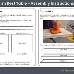 DIY Arm Rest Table Plans: Build a Arm Rest Table - Step-by-step ...