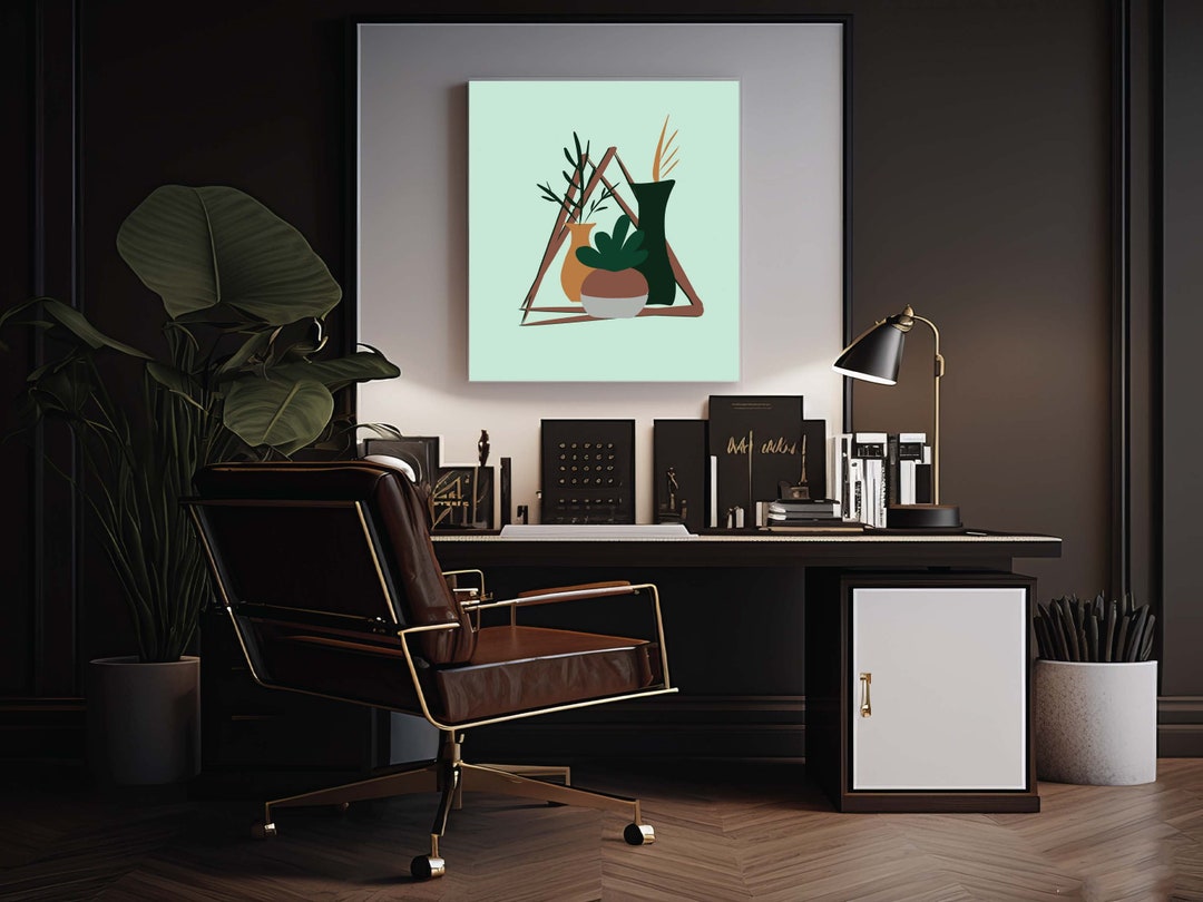 Mid Century Modern Art Prints, Retro Poster Set, Vintage Gallery Wall ...