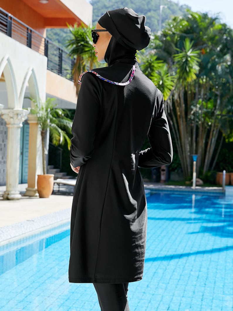 3pcs Swimsuit Muslim Swimming Suit Modest Swimwear - Etsy