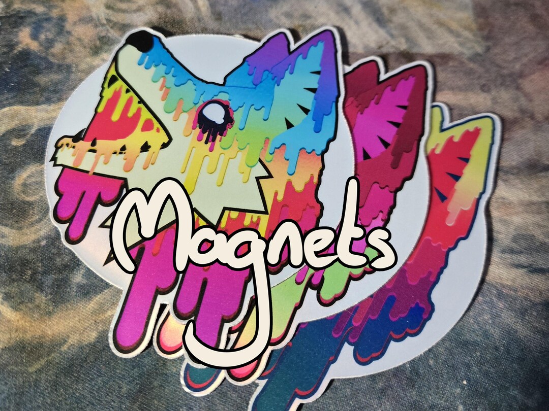 4 Fox Melt Sheet Magnet - Etsy