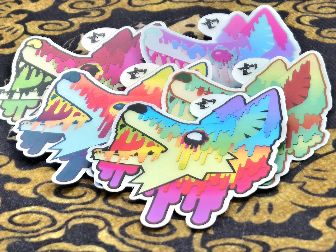 Fox Melt -- Vinyl Sticker - Etsy
