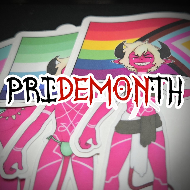 Demon in Pridemonth - Etsy