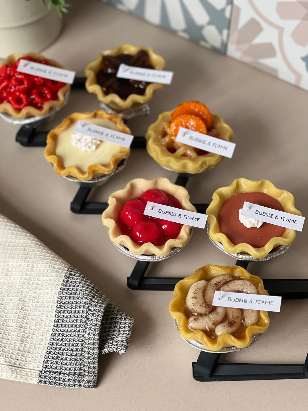 Mini Pies 3 Inch Various Flavours/sizes of Small Pie Candles Unique ...