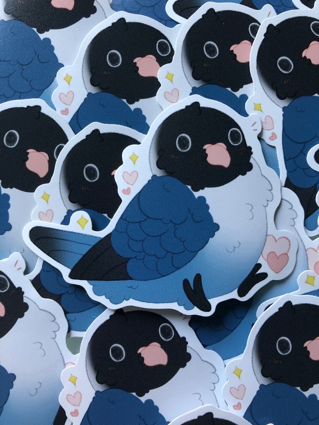 Love Bird Stickers Cute Kawaii Borb Birb Sticker Hand Made Gift Pet ...
