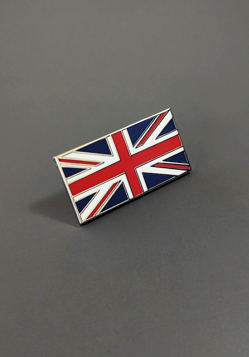British Flag Hard Enamel Pin, Union Jack Badge (15x30mm) - Etsy Australia