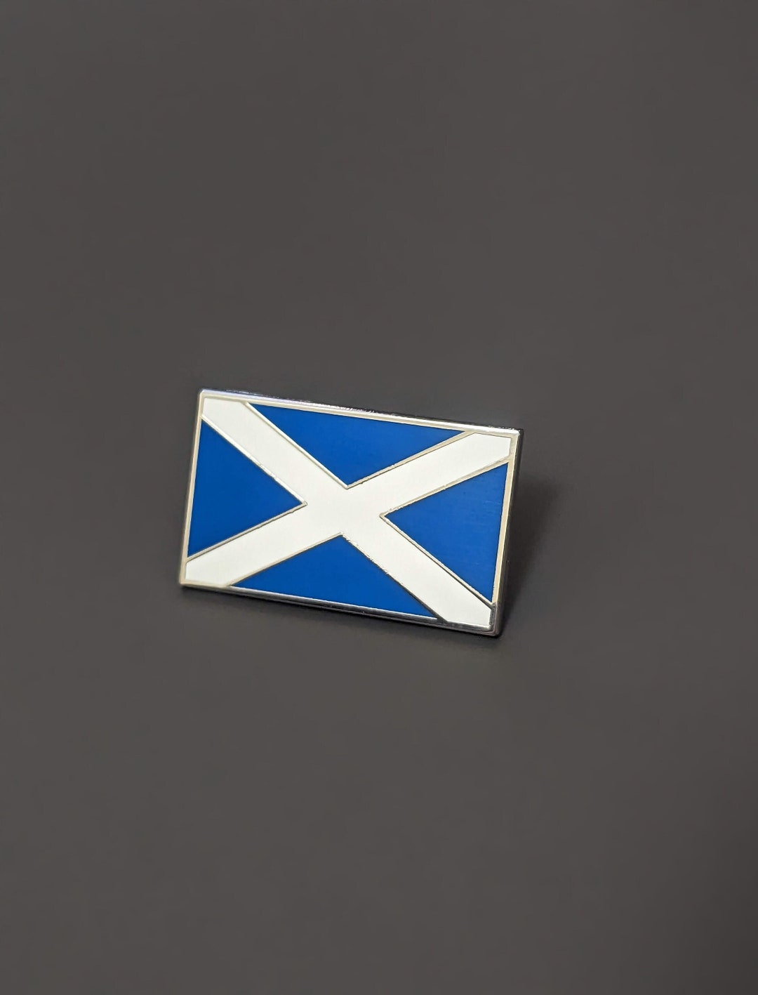 Scottish Flag Enamel Pin. Scotland Hard Enamel Pin for Patriots ...