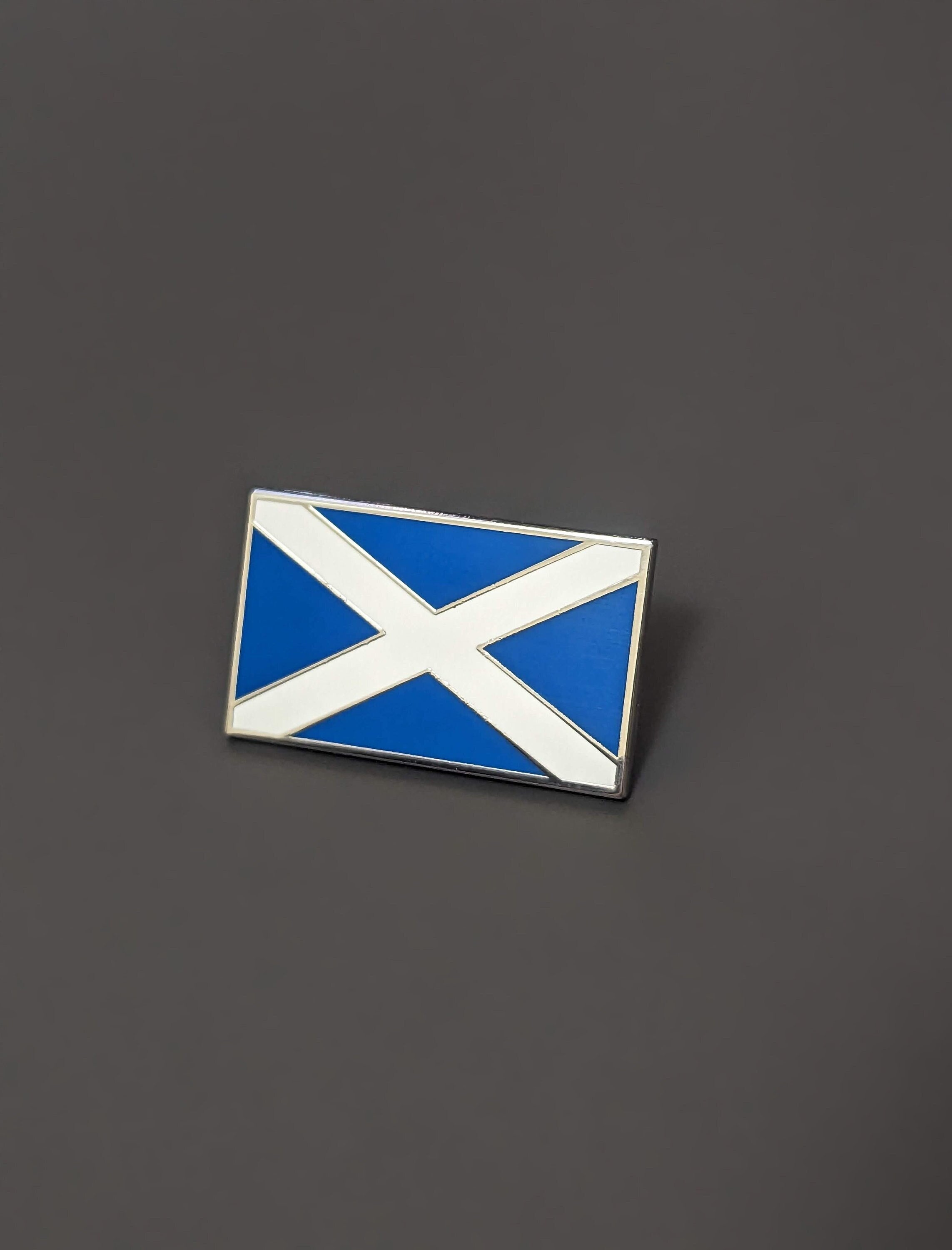 Scottish Flag Enamel Pin. Scotland Hard Enamel Pin for Patriots ...