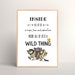 Where the Wild Things Are Set of 10 Printable Party Posters, Wild One ...