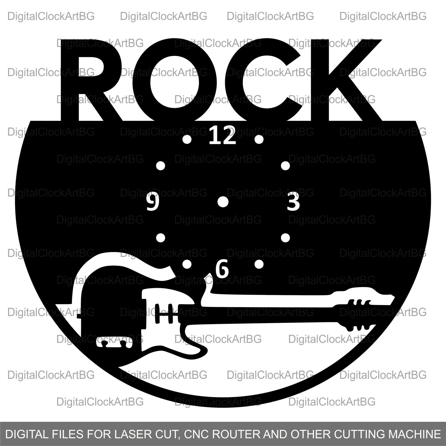 Rock Clock Cut Files Clock Svg Summer Clock Laser Cut Palm - Etsy