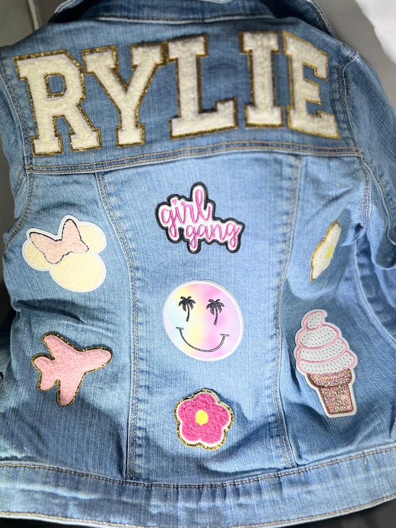 Vintage Jean Jacket - Customized Kids Jacket - Etsy