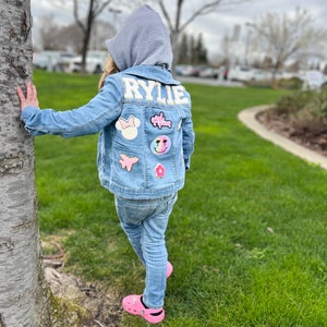 Vintage Jean Jacket - Customized Kids Jacket - Etsy