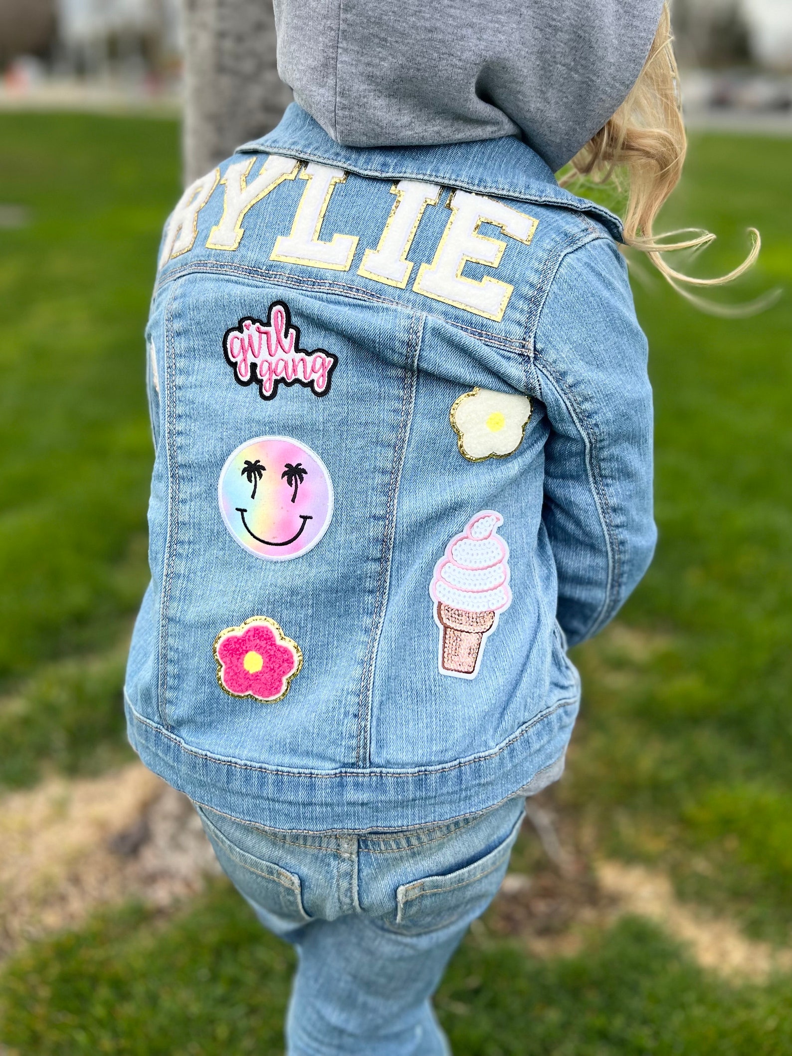 Vintage Jean Jacket - Customized Kids Jacket - Etsy