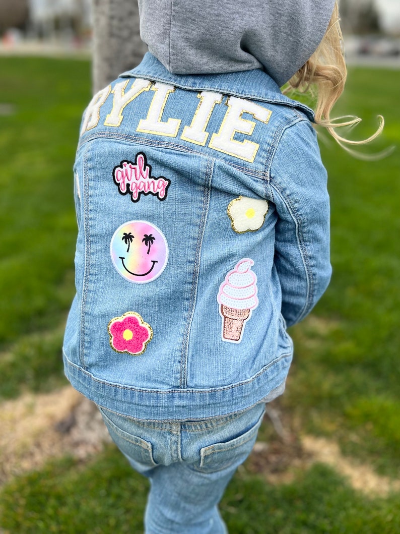 Vintage Jean Jacket - Customized Kids Jacket - Etsy