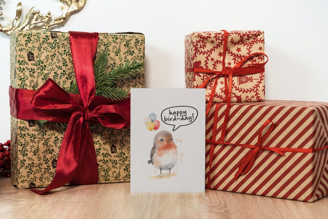 Happy Birdday 2-in-1 DIY Birthday Card | Paint Tutorial, Outlines & PDF ...