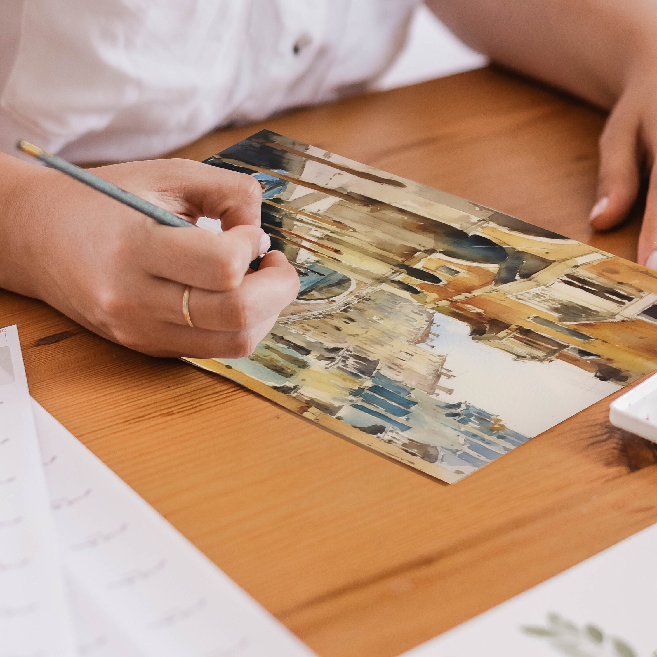 Venice Watercolor Painting Book PDF | Step-by-step Guide | Watercolor ...