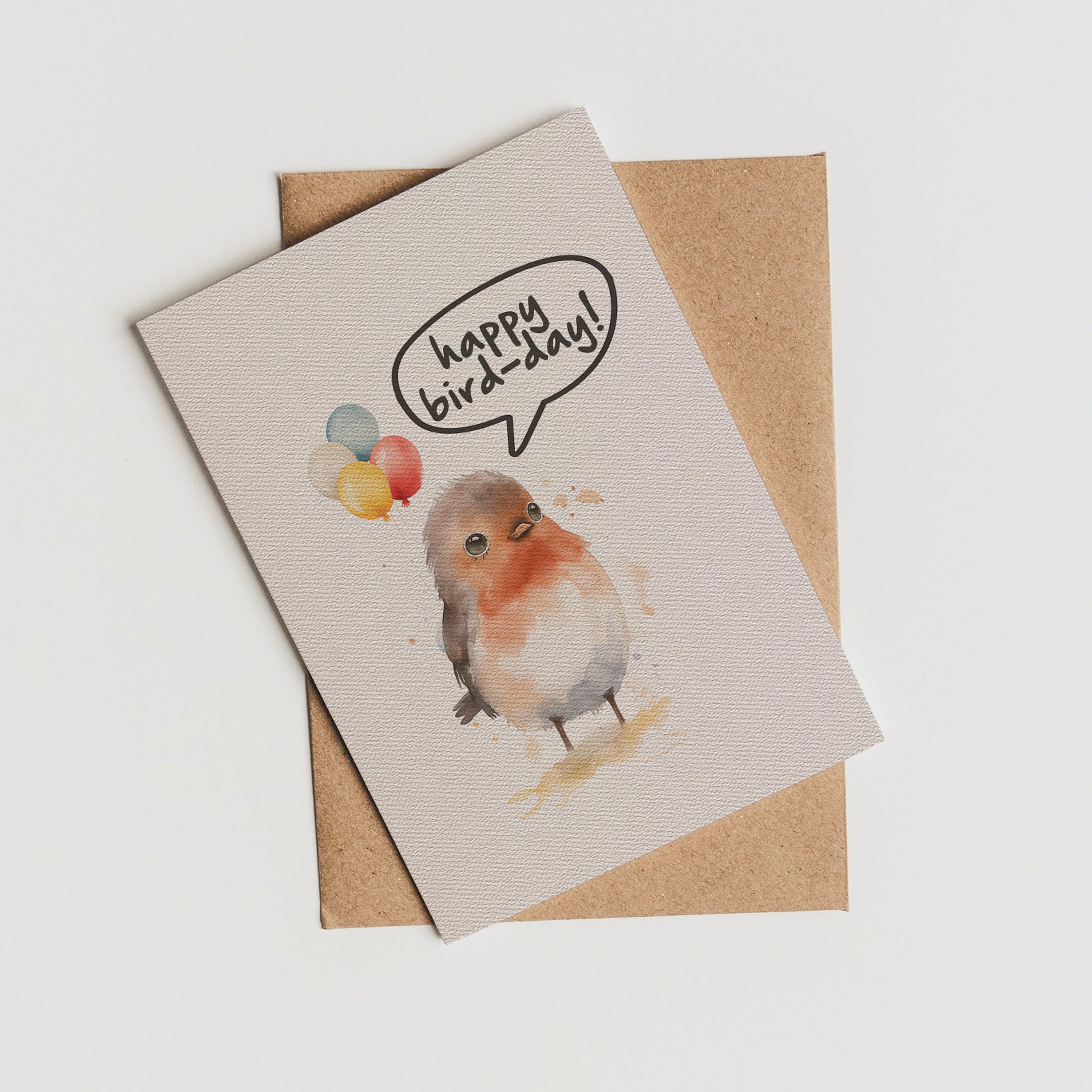 Happy Birdday 2-in-1 DIY Birthday Card | Paint Tutorial, Outlines & PDF ...