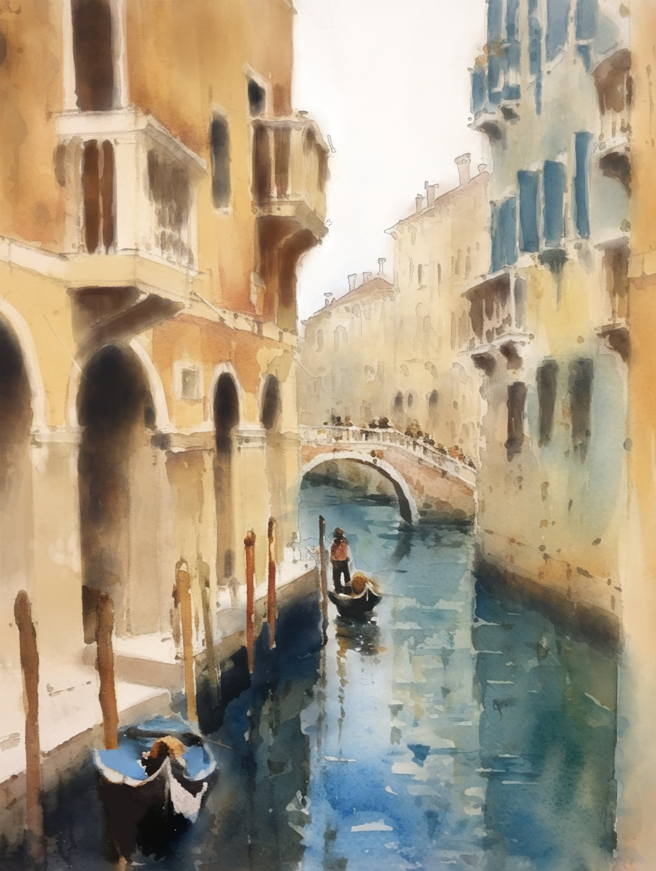 Venice Watercolor Painting Book PDF | Step-by-step Guide | Watercolor ...