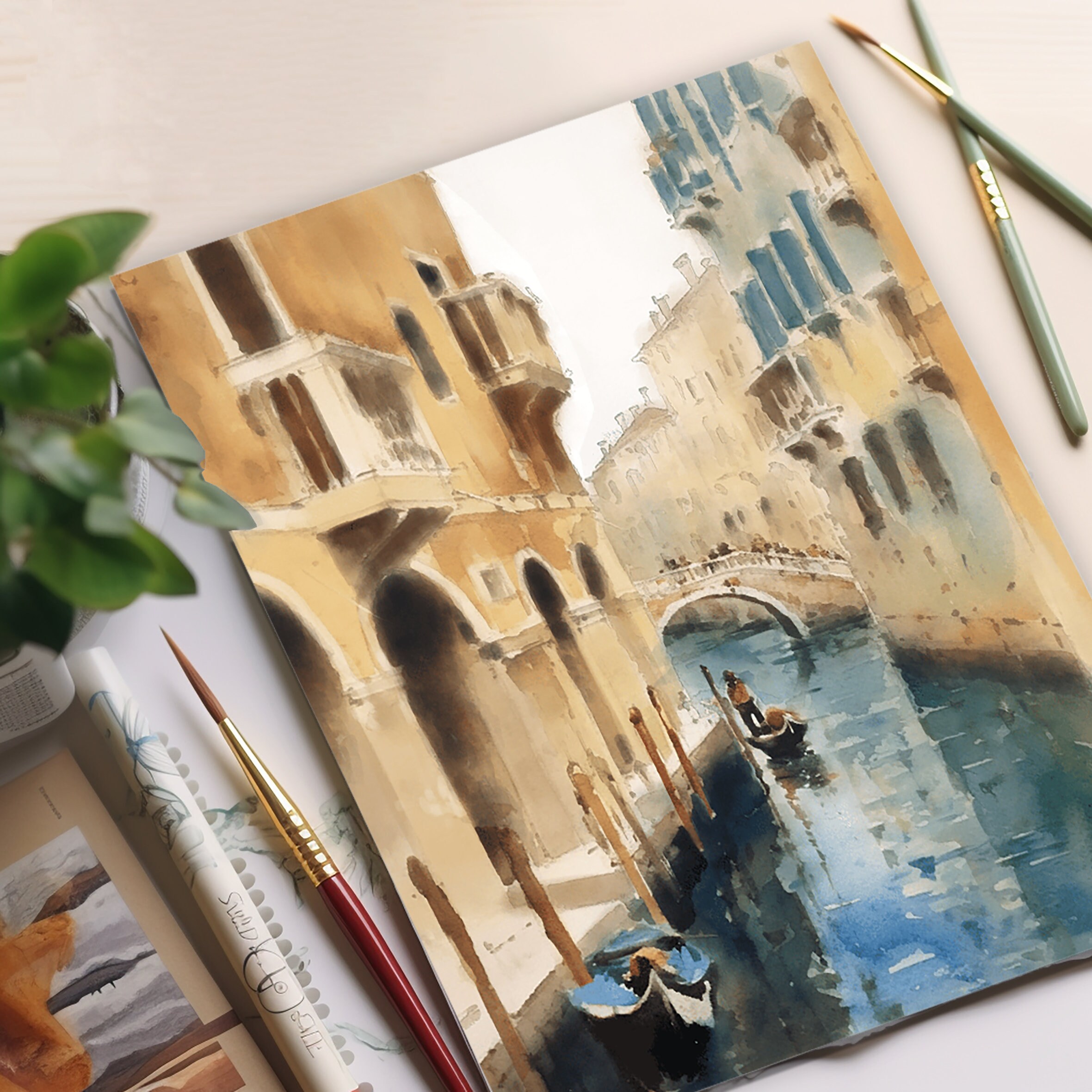 Venice Watercolor Painting Book PDF | Step-by-step Guide | Watercolor ...