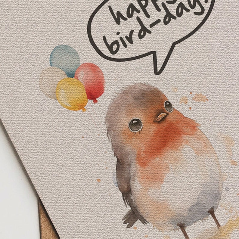 Happy Birdday 2-in-1 DIY Birthday Card | Paint Tutorial, Outlines & PDF ...