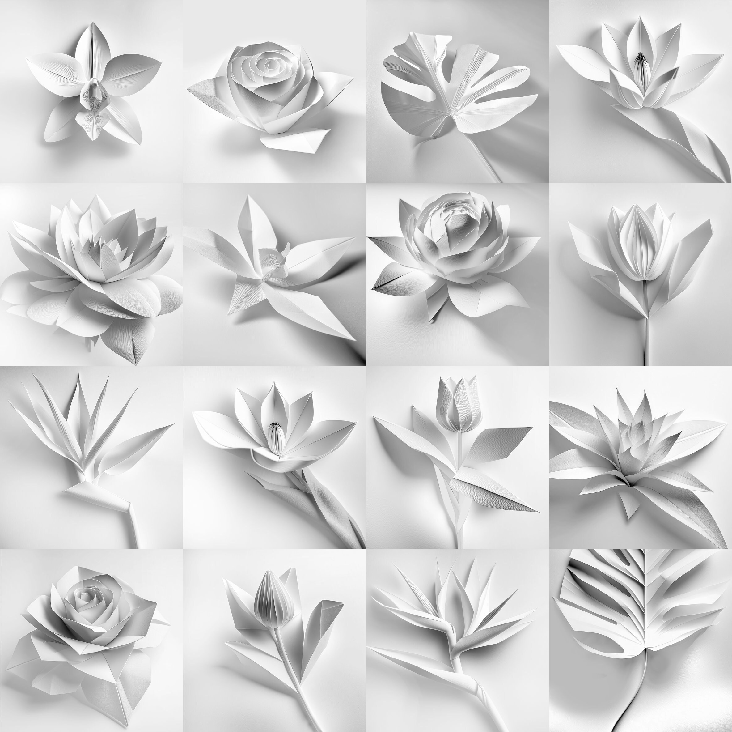 Origami Paper Flower Blooms - Etsy