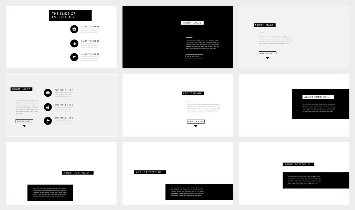 50 Pages Powerpoint of Business Presentation, Creative Pitch Deck ...