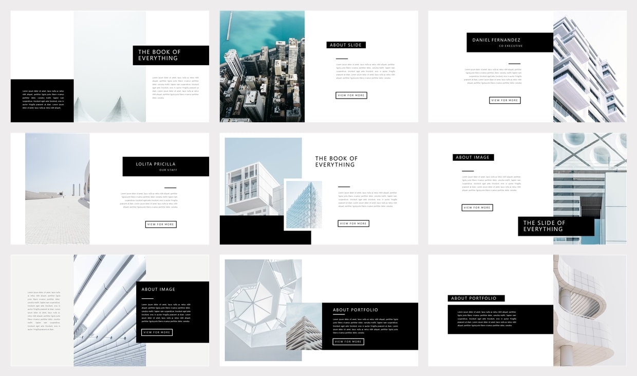50 Pages Powerpoint of Business Presentation, Creative Pitch Deck ...