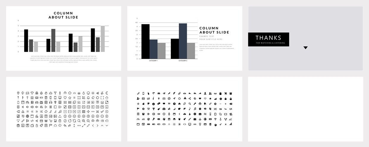 50 Pages Powerpoint of Business Presentation, Creative Pitch Deck ...