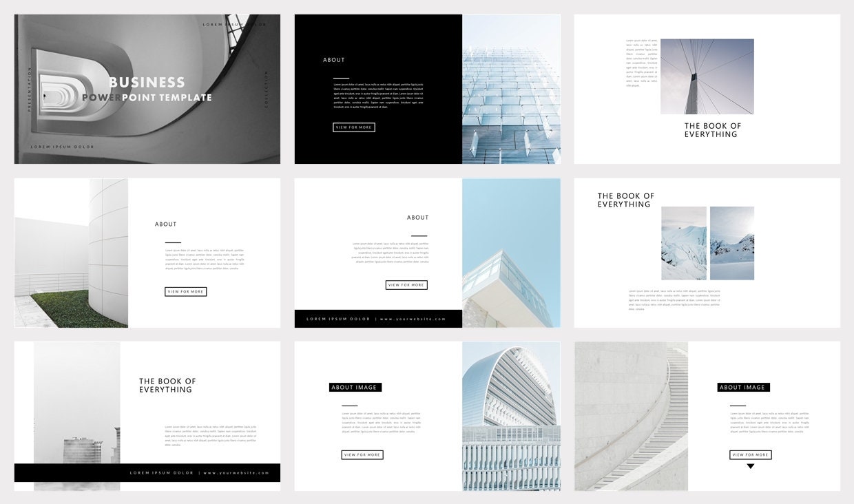 50 Pages Powerpoint of Business Presentation, Creative Pitch Deck ...