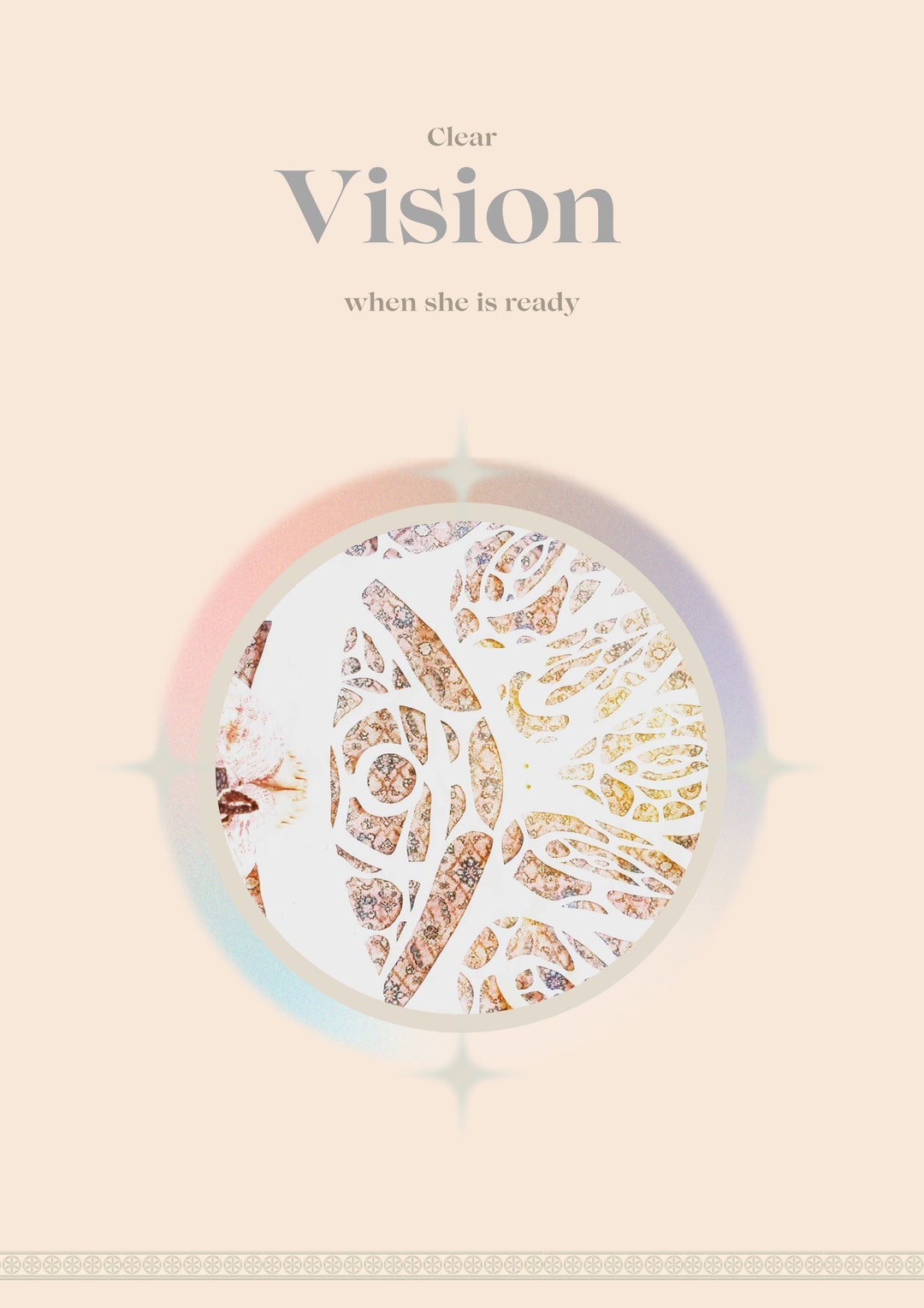 Clear Vision When She is Ready Poster: Embracing Clarity and Readiness ...