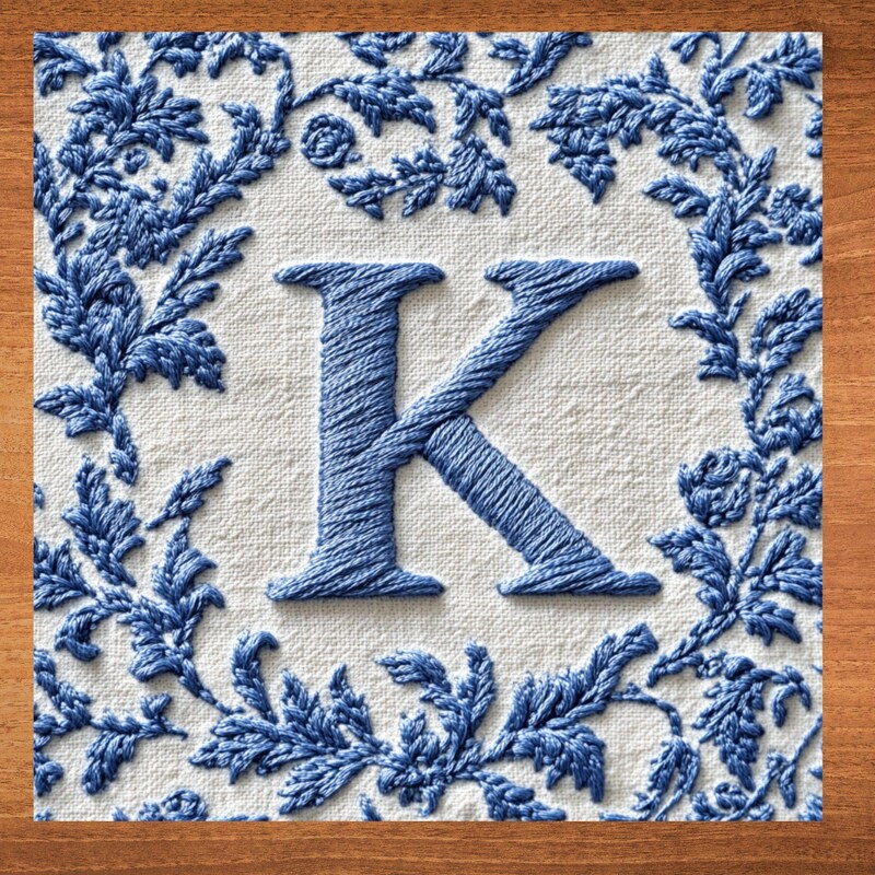 K Ceramic Letter - Etsy