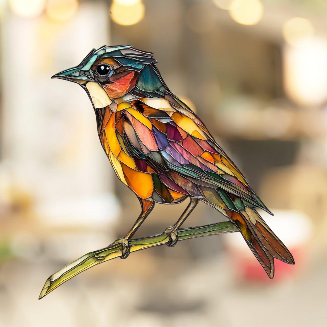 Ovenbird Window Cling Sticker Decal Window Film Gift for Bird Lovers ...