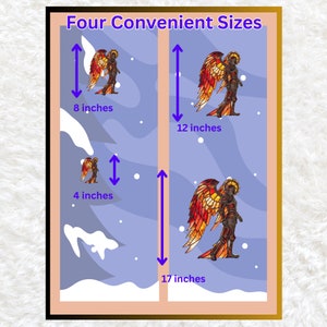 Angel Stained Glass Window Cling Religious Art Christian Art Faux ...